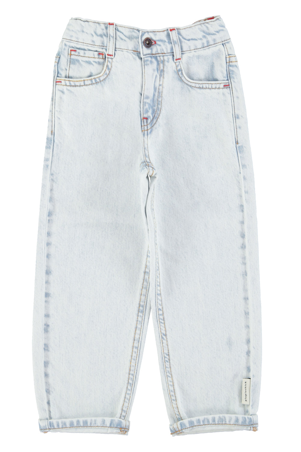unisex trousers | washed light blue denim – piupiuchick