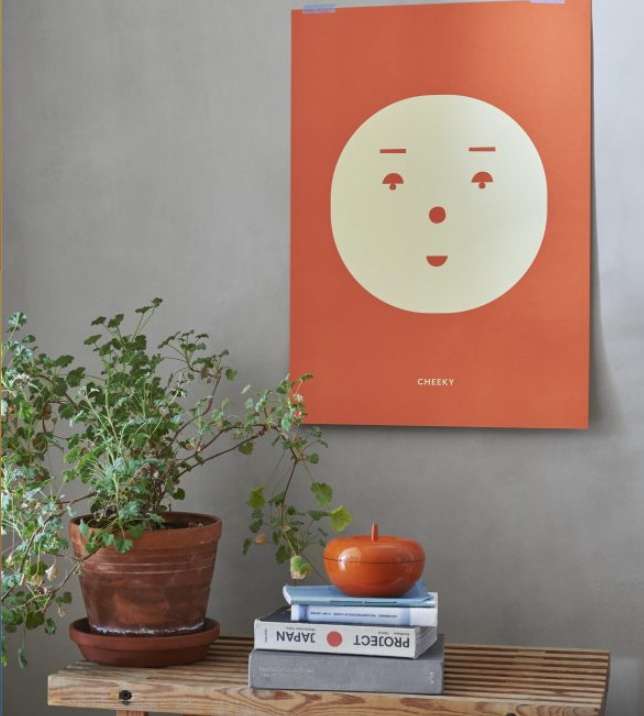 Poster "Cheeky Feeling" by "All The Way To Paris" - 50x70cm – piupiuchick