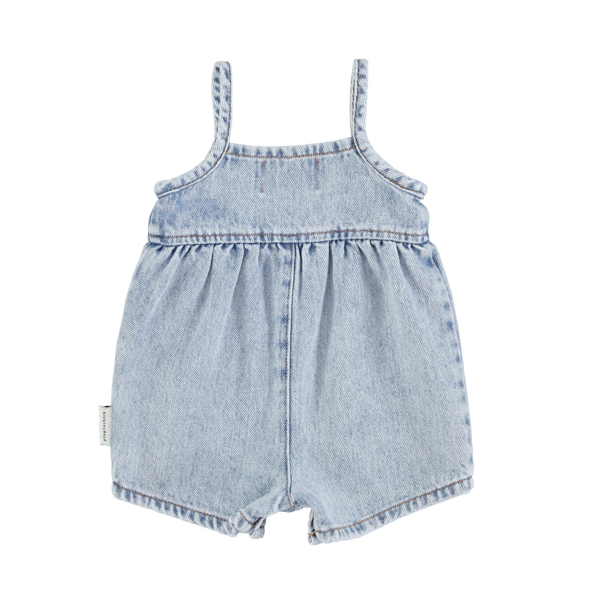 baby short dungarees | washed blue denim – piupiuchick